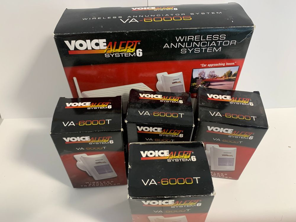 Voice Alert System 6 VA-6000S, et 4 senseurs VA-6000T (Neu (gemäss Beschreibung)) in Sion für ...