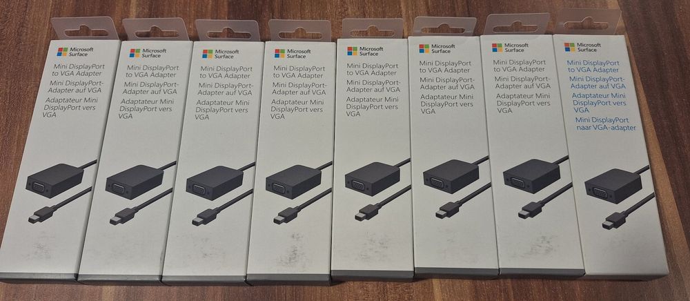 8x Microsoft Surface Mini-DisplayPort - VGA Adapter - NEU | Kaufen auf ...