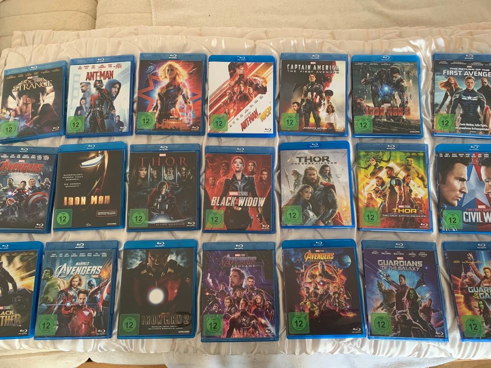 Marvel-Filme (21 Filme, Blu-ray) (Gebraucht) in Frauenfeld für CHF 99 ...