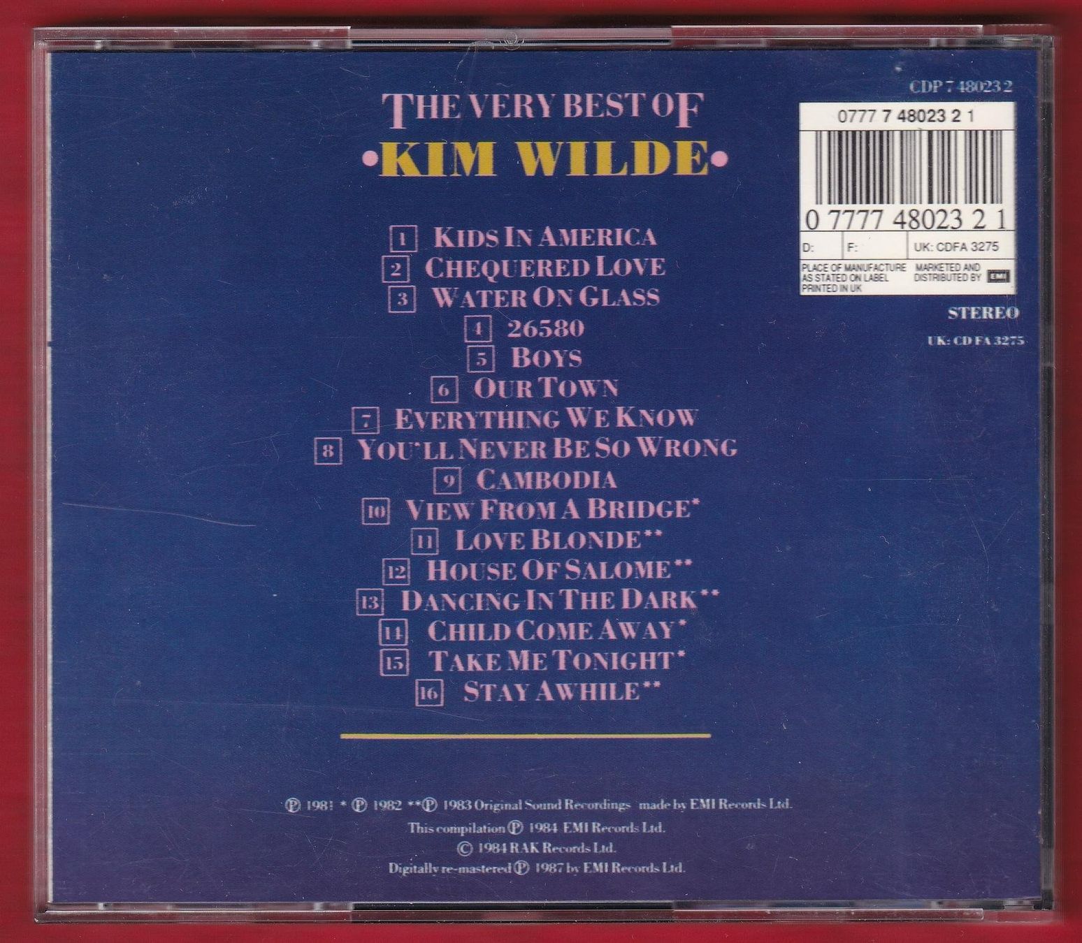 Kim Wilde - The Very Best Of (CD) (Gebraucht) in Zürich für CHF 4 – mit ...