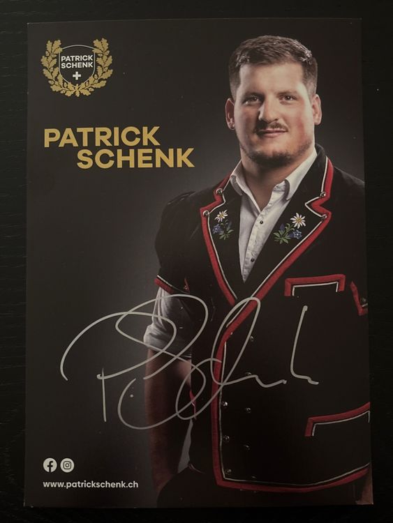 Patrick Schenk - Autogrammkarte - Schwinger! (Neu (gemäss Beschreibung ...