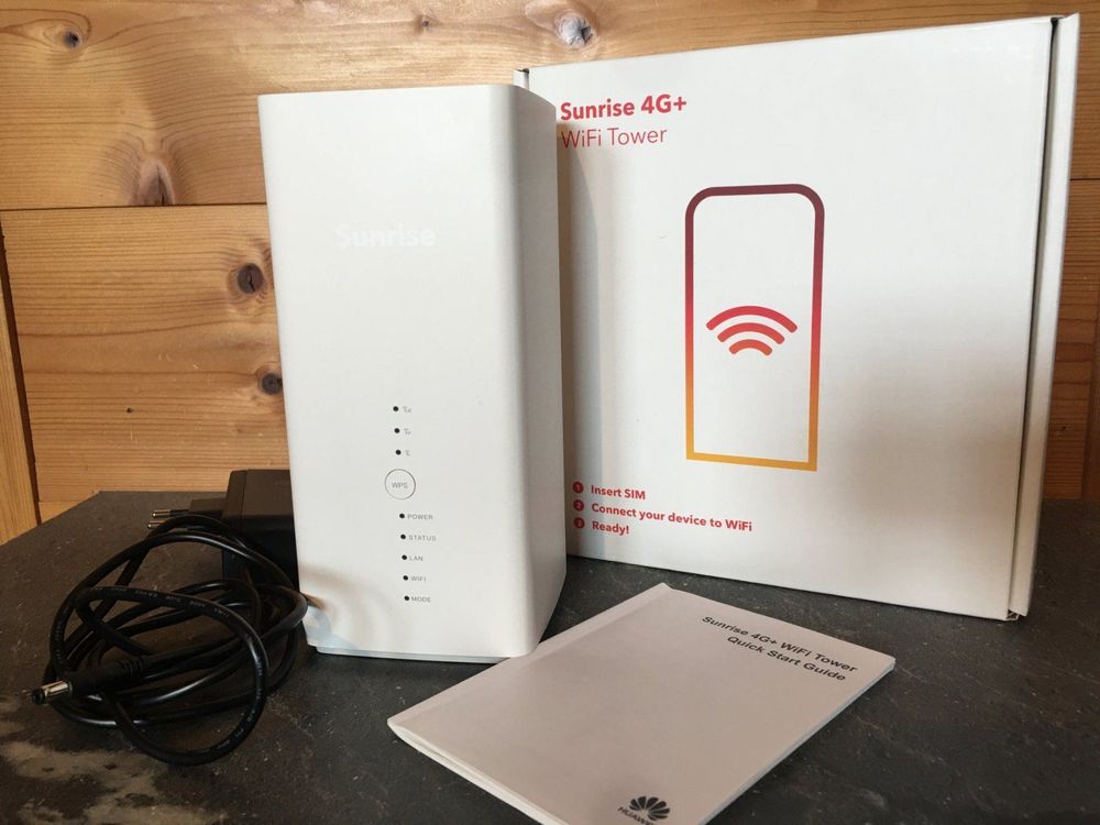 Sunrise 4G+ WiFi Tower und Antenna (Neu (gemäss Beschreibung)) in Gais ...