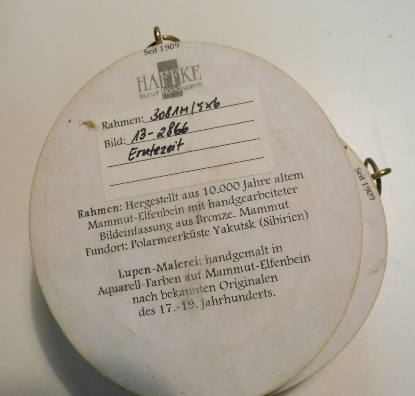 Lupen Malerei 3 kleine Bilder - Mammutrahmen Aquarell Farbe (D'occasion ...