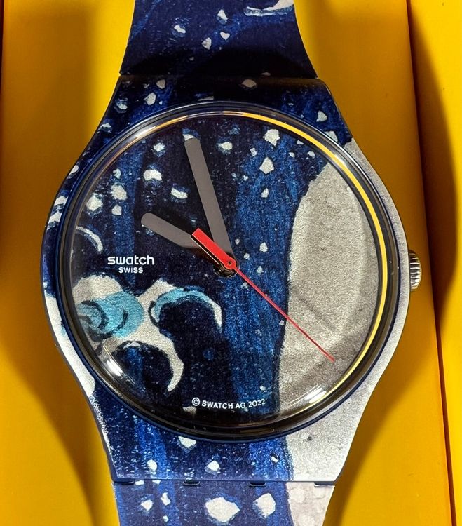 Montre Swatch x Louvre Abu Dhabi – La Grande Vague de Kanaga (Gebraucht) in Biel/Bienne für CHF ...