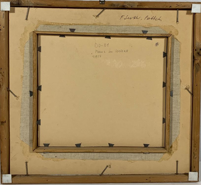 Hans Rudolf Schiess (1904-1978) Gemälde Kreuz im Weltall | Acheter sur ...