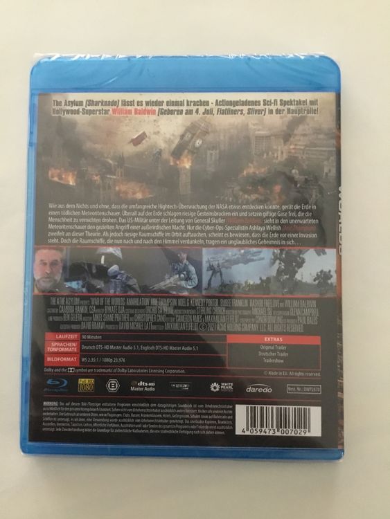 📀 War of the Worlds Blu Ray Neu Original verpackt📀 (Neu und originalverpackt) in Blauen für CHF ...