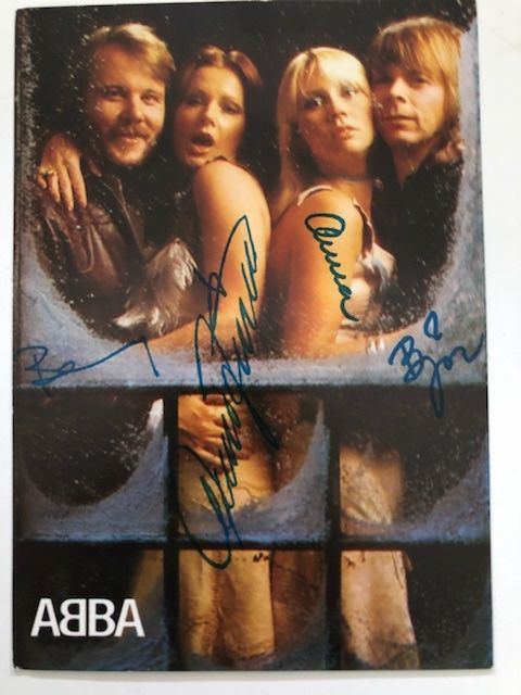 ABBA Autogramm Karte von Polydor | Kaufen auf Ricardo