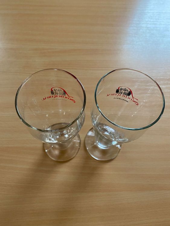 Appenzeller Locher Bräu Biergläser antik mit Schloss von AI (Gebraucht ...