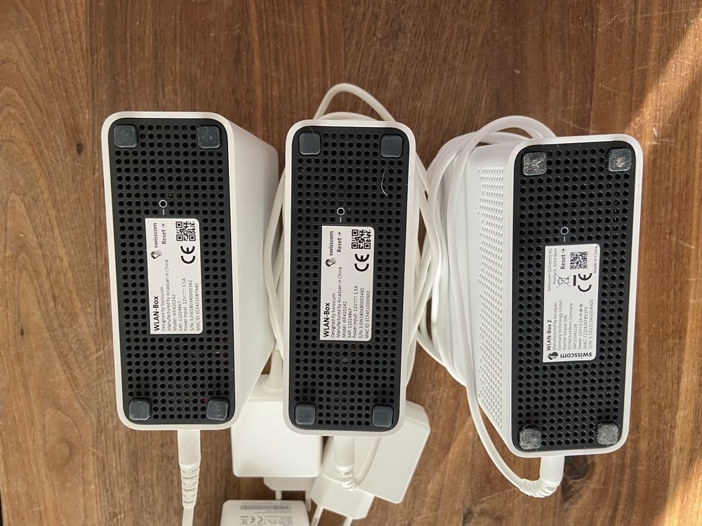 Swisscom WLAN-Box 1 und 2 (Gebraucht) in Niederteufen für CHF 59 – mit ...