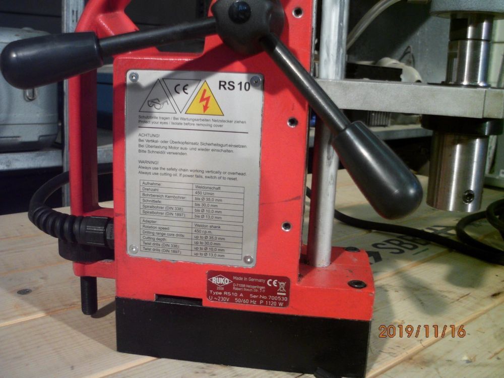 Ruko Magnetbohrmaschine | Kaufen auf Ricardo