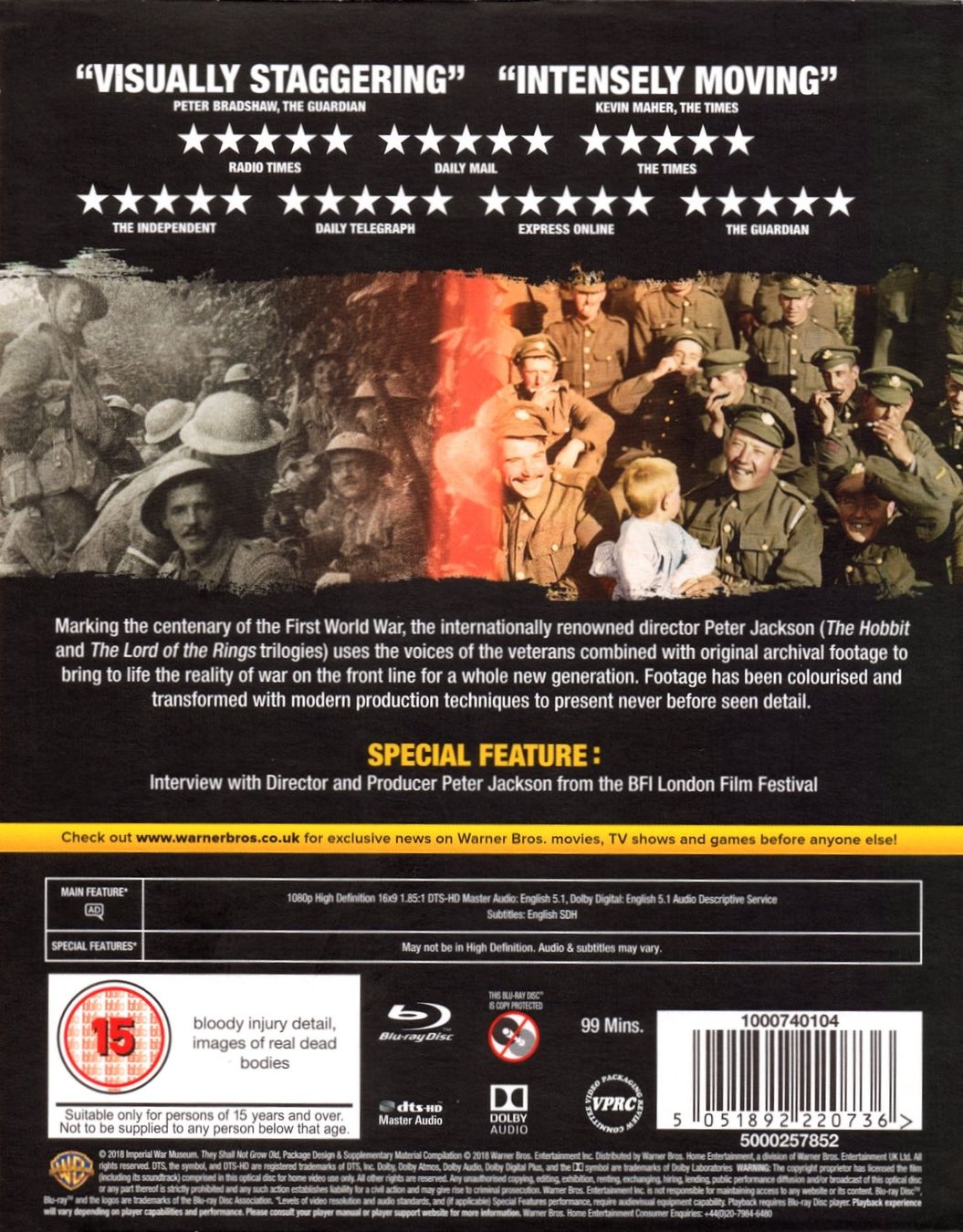 They Shall Not Grow Old (2018) Peter Jackson/Blu-ray (Gebraucht) in ...