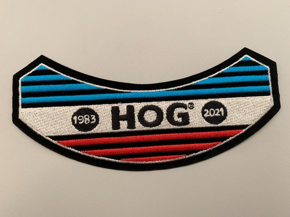 Harley Owners Group 2021 Patch und Pin, Top Zustand (Neu und ...