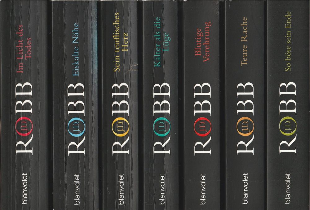 Nora Roberts / J.D. Robb - Eve Dallas die 7 neusten Bände (Gebraucht ...