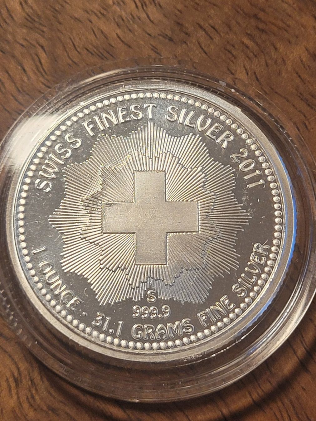 Schweizer Silbermuenze 1 Unze 2011 Helvetia, Vreneli Motiv (Gebraucht ...