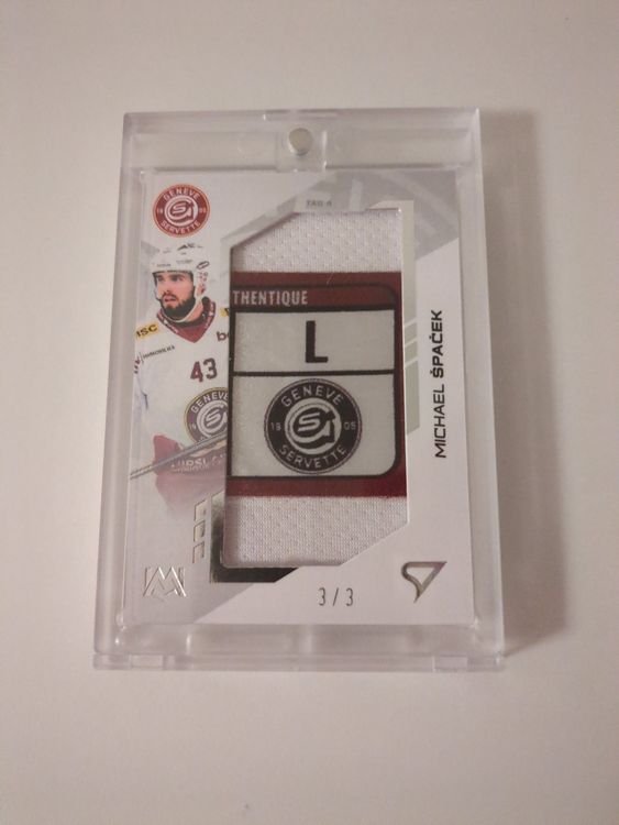2025 SportZoo GSHC Spacek Unique Mark Tag A 3/3 Karte (Neu (gemäss ...
