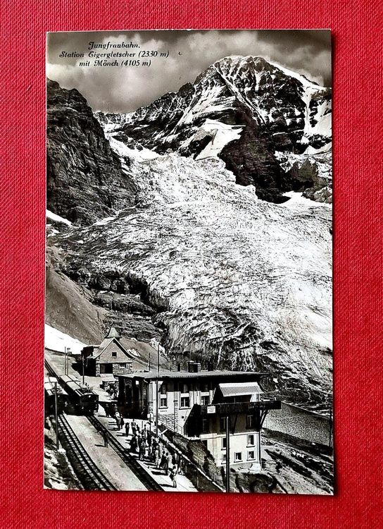 Jungfraubahn - Station Eigerglertscher - Warten auf die Bahn (Gebraucht) in Rothrist für CHF 3 ...