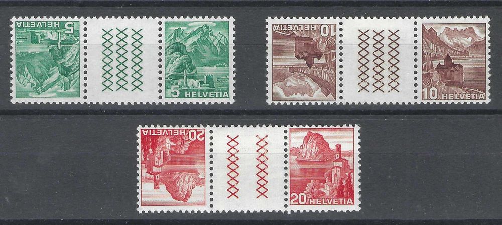 Kehrdrucke 554-556 postfrisch (Gebraucht) in Wildhaus für CHF 1 – mit Lieferung auf Ricardo kaufen