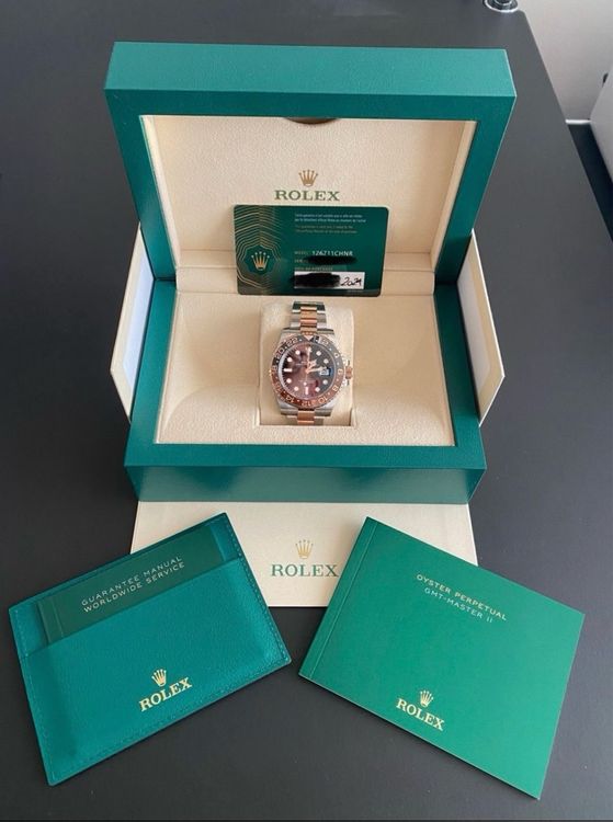 Rolex GMT-Master II Rootbeer Full Set (Neu (gemäss Beschreibung)) in ...