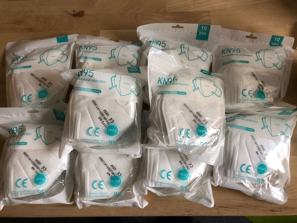 100 FFP2 / KN95 Gesichtsmasken | Kaufen auf Ricardo