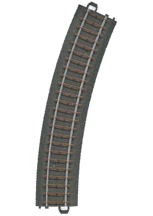 Märklin 24224 Gebogenes C-Gleis Radius R2 = 437,5 mm / 24,3° (Gebraucht) in Brislach für CHF 2 ...