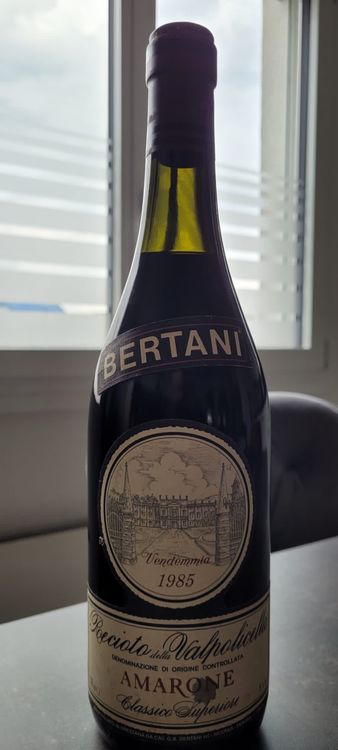1 Flasche Bertani Amarone 1985 Rotwein | Kaufen auf Ricardo