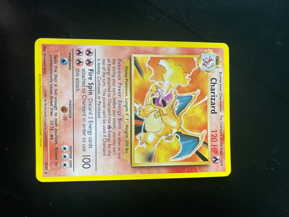 Charizard 120HP 95-96-98 édition 2022 | Kaufen auf Ricardo