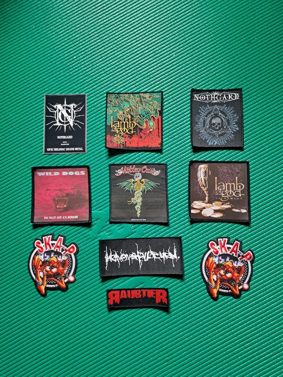 Metal Bands Patches / Aufnäher (Neu (gemäss Beschreibung)) in ...