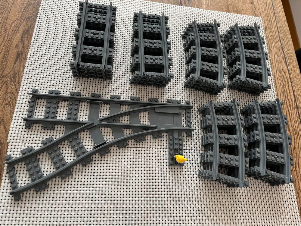 Lego City 60198 Schienenset Schiene Weiche Kurve Geraden | Kaufen auf ...