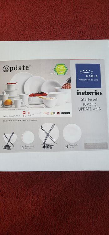 Kahla Interio Geschirrset, 8-teilig, Weiss, Neuwertig (Neu und originalverpackt) in Merenschwand ...