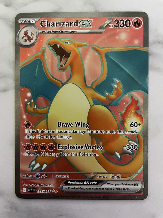 Pokemon Charizard ex 183/165 | Kaufen auf Ricardo