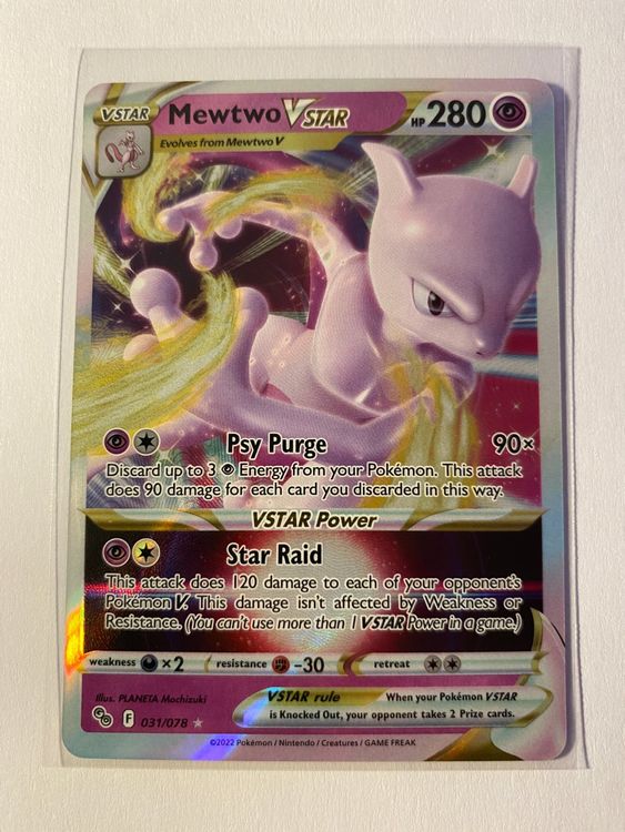 Pokemon Mewtwo VStar 031/078 Pokemon Go EN (Neu (gemäss Beschreibung)) in Elgg für CHF 5 – mit ...