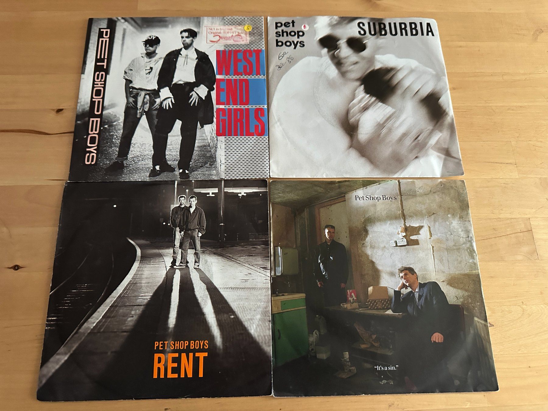 PET SHOP BOYS tolle Singles Kult Hit Top West end girls 80's (Gebraucht ...