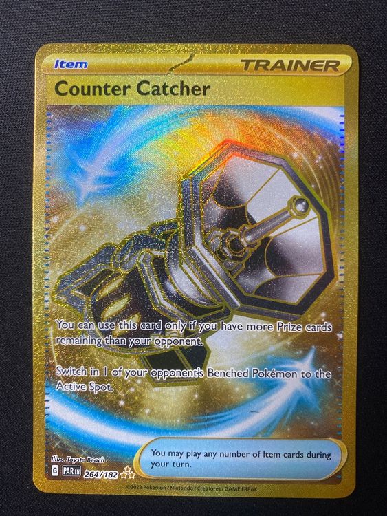 Pokemon Counter Catcher Gold 264 - Paradox Rift - EN (Neu (gemäss ...