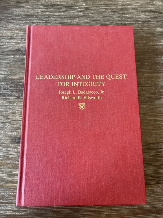 Book: Leadership and the Quest for Integrity | Kaufen auf Ricardo