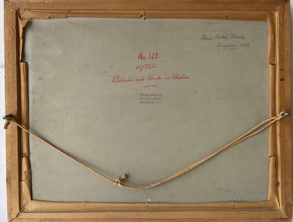 Fritz BRAND (1915-1998) Gemälde (Gebraucht) in Root für CHF 45 – mit ...