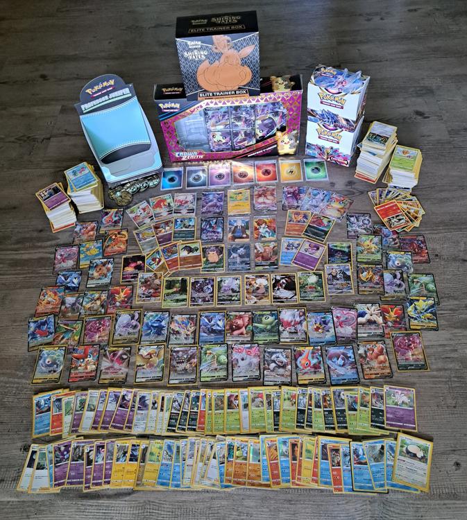 RIESEN POKEMON KARTEN SAMMLUNG V/GX/VMAX/VSTAR/TG/AR/SHINY (Gebraucht ...