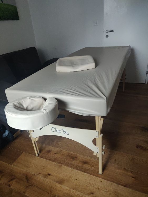 Clap Tzu MassageLiege mit Zubehör (Gebraucht) in für CHF 1 – nur ...