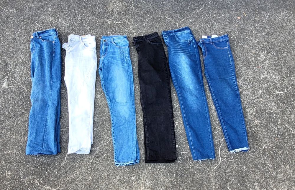6 Paar Jeans Gr. 40 mit Esprit Mango & Mark & Spence (Gebraucht) in ...
