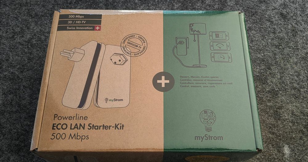 Powerline ECO LAN Starter Kit 500 Mbps (Neu und originalverpackt) in ...