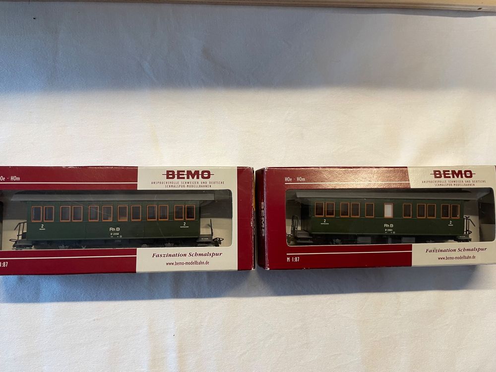 BEMO HOm 2 Personenwagen RhB | Kaufen auf Ricardo