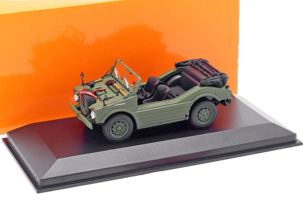 Porsche 597 Jagdwagen 1953-1958 oliv / schwarz 1:43 (Neu und ...