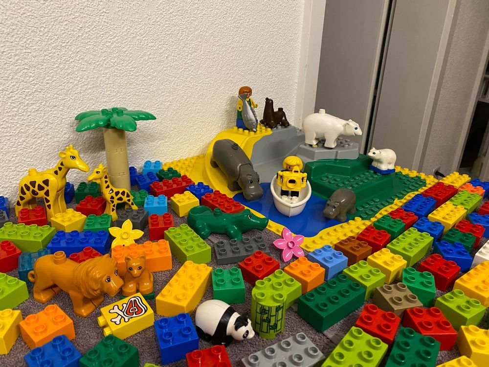 Grosser Lego Duplo Zoo mit 3D Platte & über 100 Teile! | Kaufen auf Ricardo