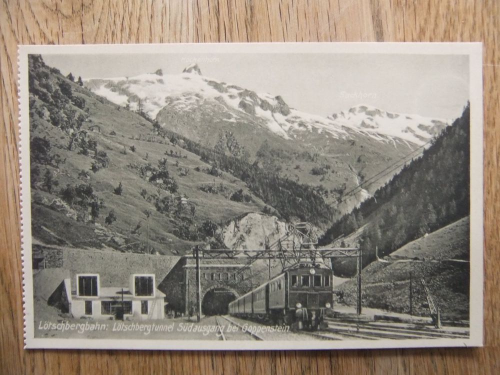 Berner Alpenbahn Bern-Lötschberg-Simplon Lötschbergtunnel (Gebraucht) in St. Niklaus VS für CHF ...