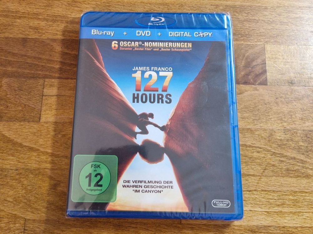 127 Hours (2010) NEU OVP RAR Bluray (Neu und originalverpackt) in Pfungen für CHF 8 – mit ...