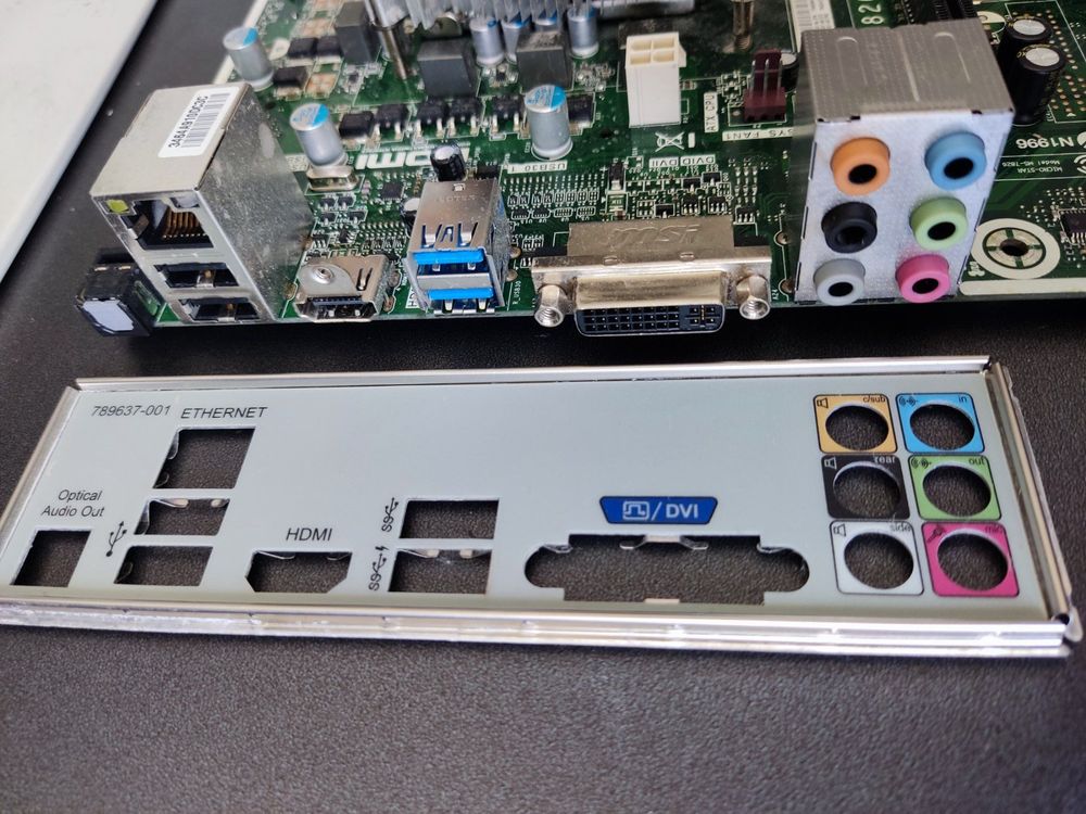 Hauptplatine MS-7826 v.2.0 / Mainboard LGA 1150 mit Blende (Gebraucht ...