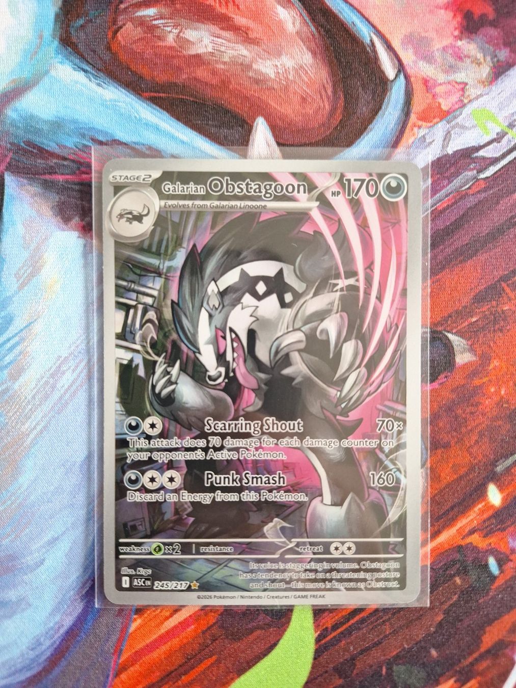 Galarian Obstagoon Ascended Heroes - Pokemon Karte Englisch (Gebraucht ...