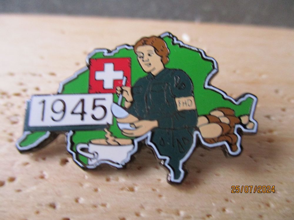Militär Schweiz Armee Krieg Ende 1945 Pin (Neu (gemäss Beschreibung ...
