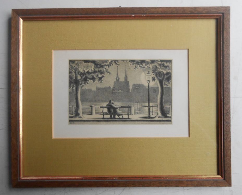 Niklaus Stoecklin. Liebespaar. Lithographie, 1935. (Gebraucht) in Basel für CHF 76 – mit ...