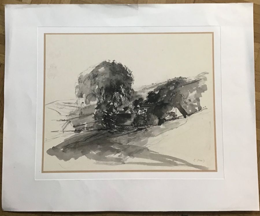 Curt MANZ (1900-1989) Aquarell Handsigniert | Kaufen auf Ricardo