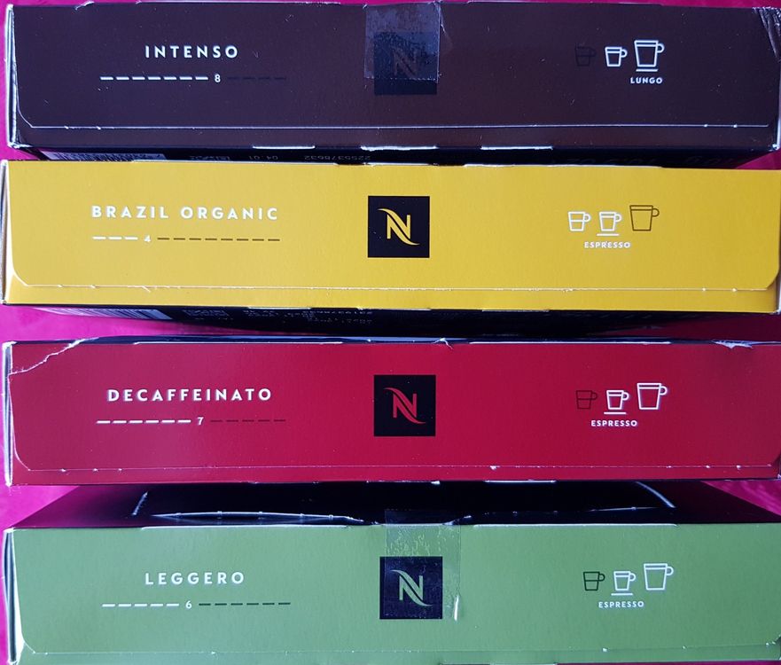 4 Verschiedene Nespresso Pads Total 200 Pads | Kaufen auf Ricardo